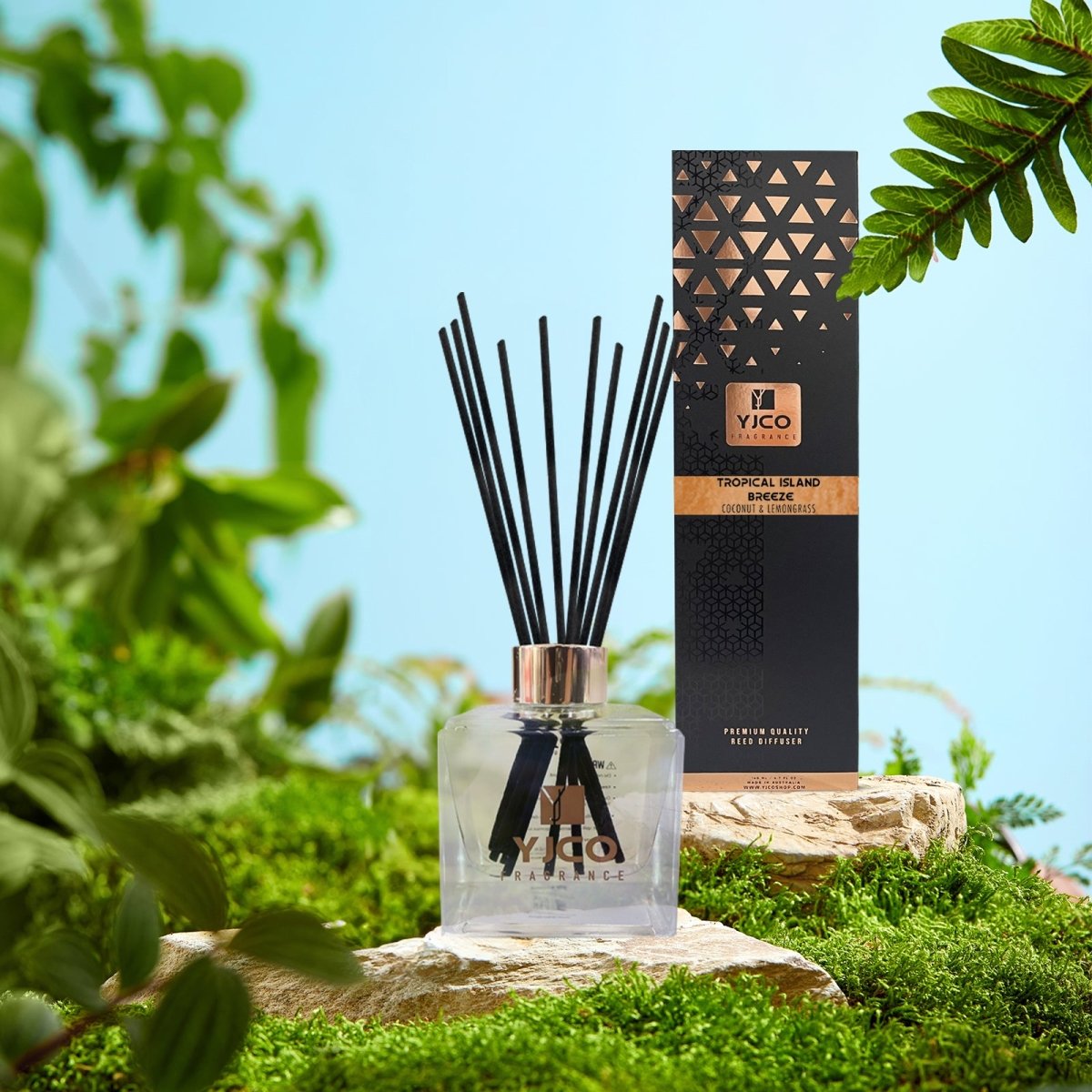 Tropical Island Breeze - 140 ML Pearl Diffuser - YJCO FRAGRANCE